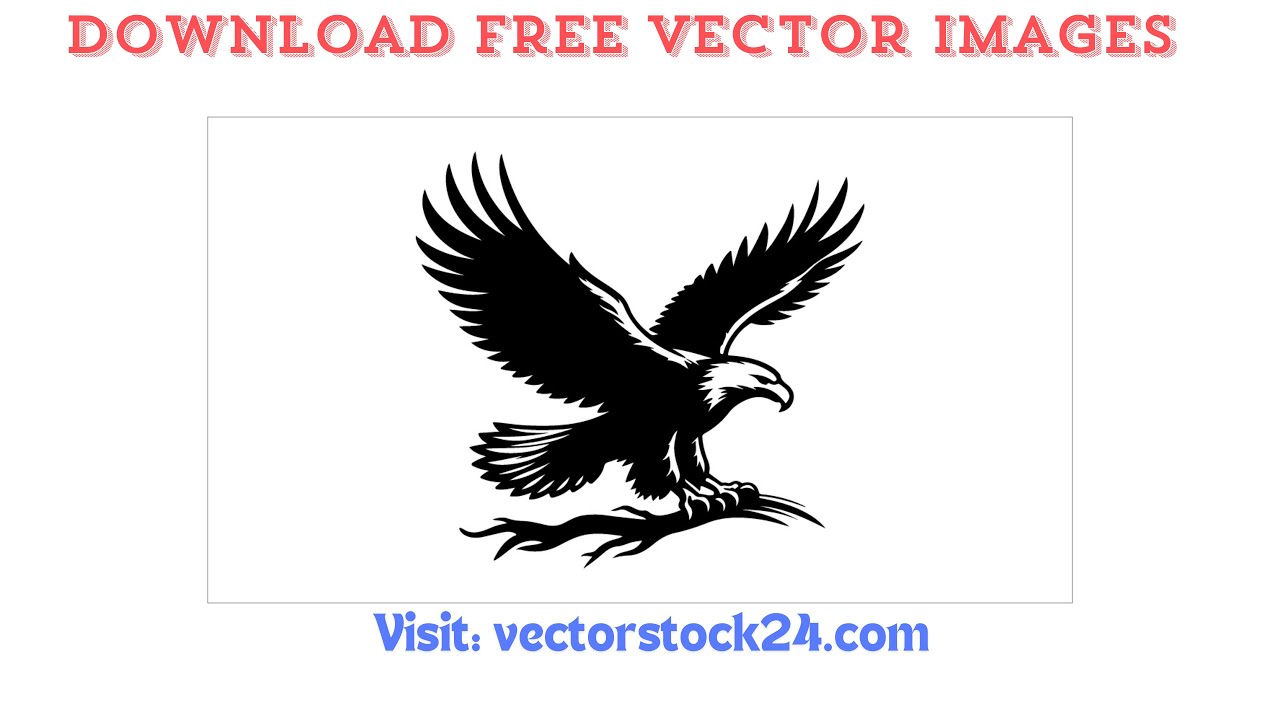 Eagle illustration vector | eagle vector free