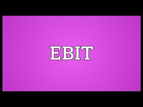 EBIT Meaning