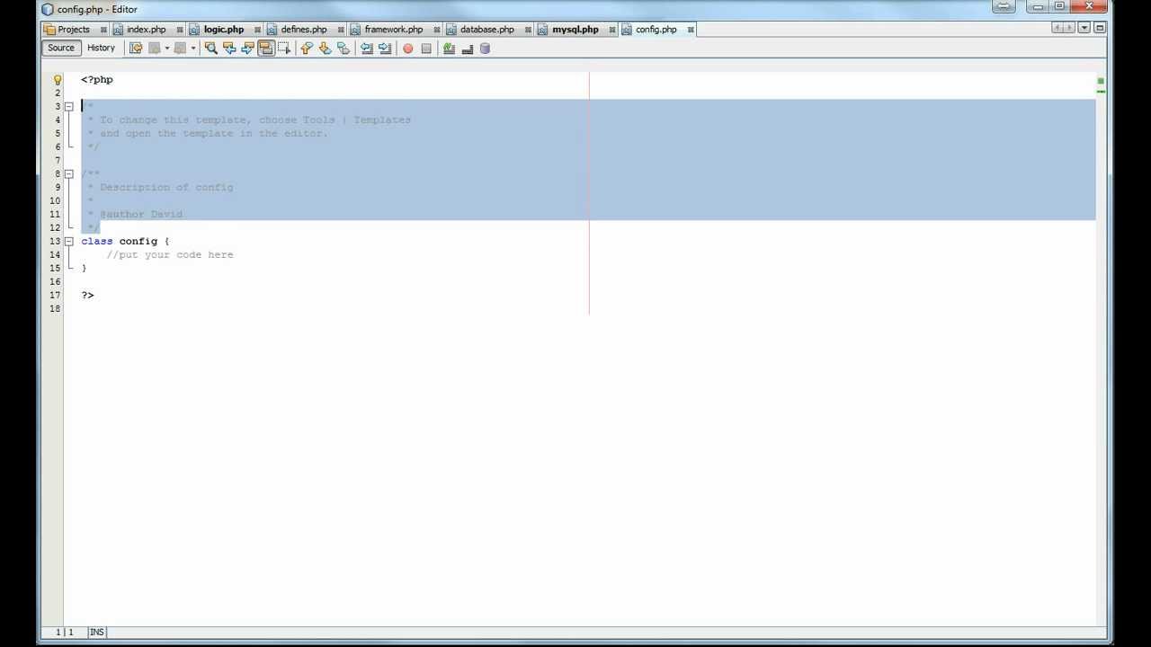 PHP - Classes and Objects (Framework pt1) Part 2