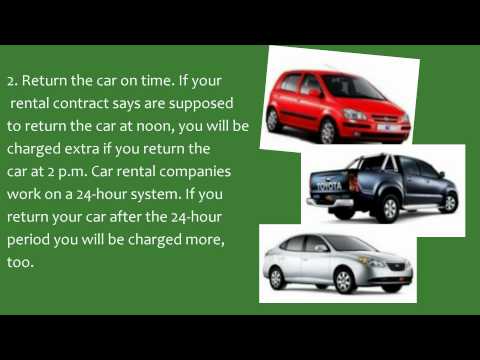 How to Return Rental Cars to Airports