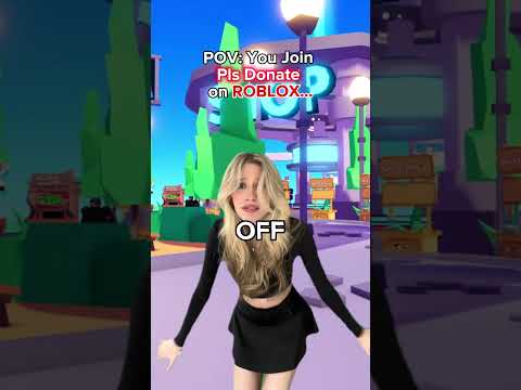 POV: You Join "PLS DONATE" On ROBLOX....