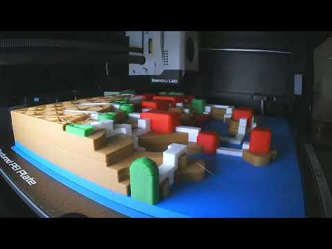 🐉 Kanto and Johto 3D Pokemon Terrain Map・ STL File for 3D printing・Cults