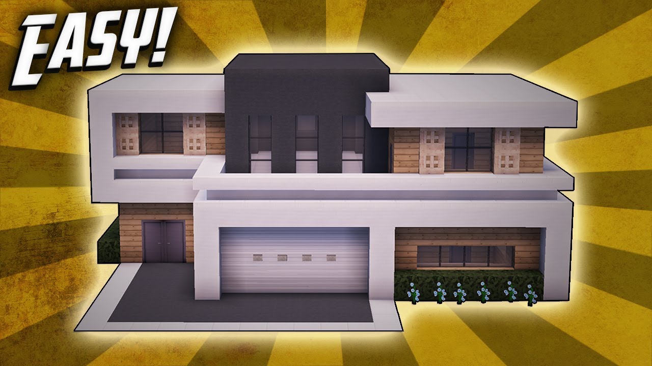 Minecraft: How To Build A Large Modern House Tutorial (#25) - Minecraft ...