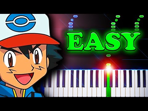 Pokémon Red & Blue Theme – EASY Piano Tutorial | Sheet Music Boss