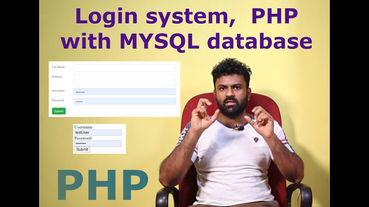 PHP OOP | How To Create A Login System In PHP For Beginners | Procedural PDO | PHP Tutorial