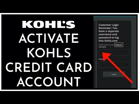 How To Activate Kohl's Credit Card Account Online (2023)