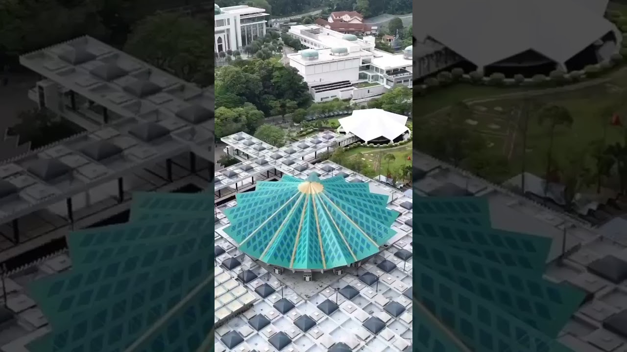 The stunning Masjid Negara of Malaysia ☪️🇲🇾 #masjidnegara #travel #kualalumpur