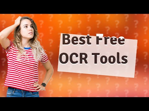 What is the best free OCR?