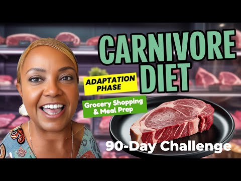 Adaptation Phase Carnivore Diet: 90 Day Challenge - Come Shop & Eat Dinner With Me Ribeye & Shrimp