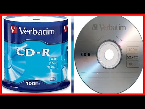Great product - Verbatim CD-R Blank Discs 700MB 80 Minutes 52X Recordable Disc for Data and Music -