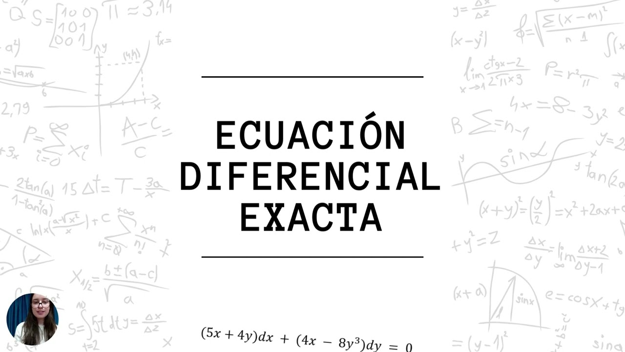 Ecuaciones diferenciales homogeneas y exactas