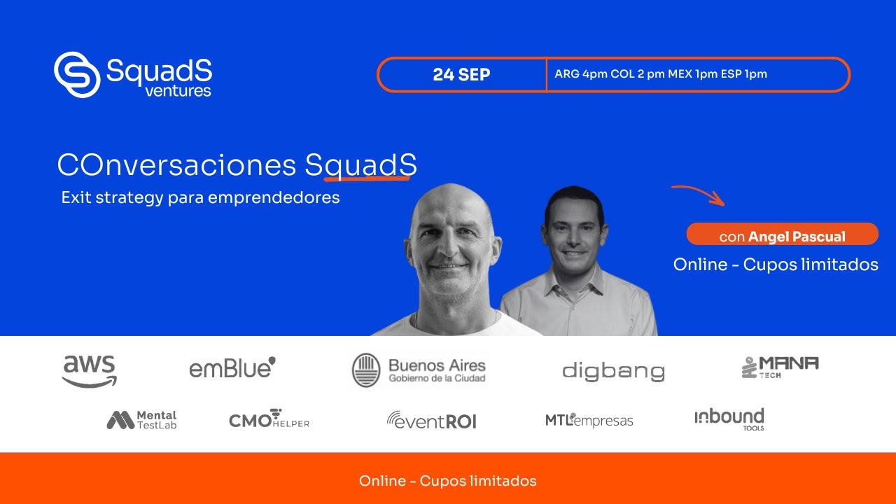 Senior Founders - Company Builder B2B SaaS Startups - SquadS Ventures