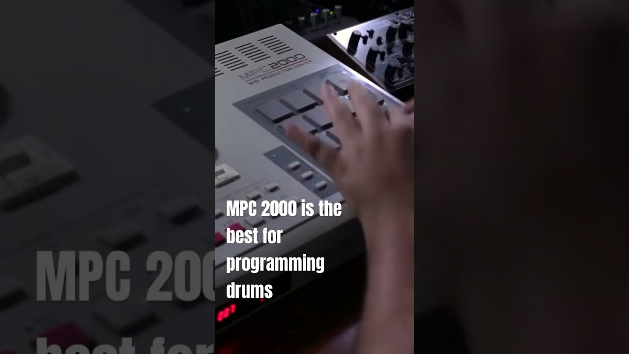 MPC 2000 is undefeated at programming drums!