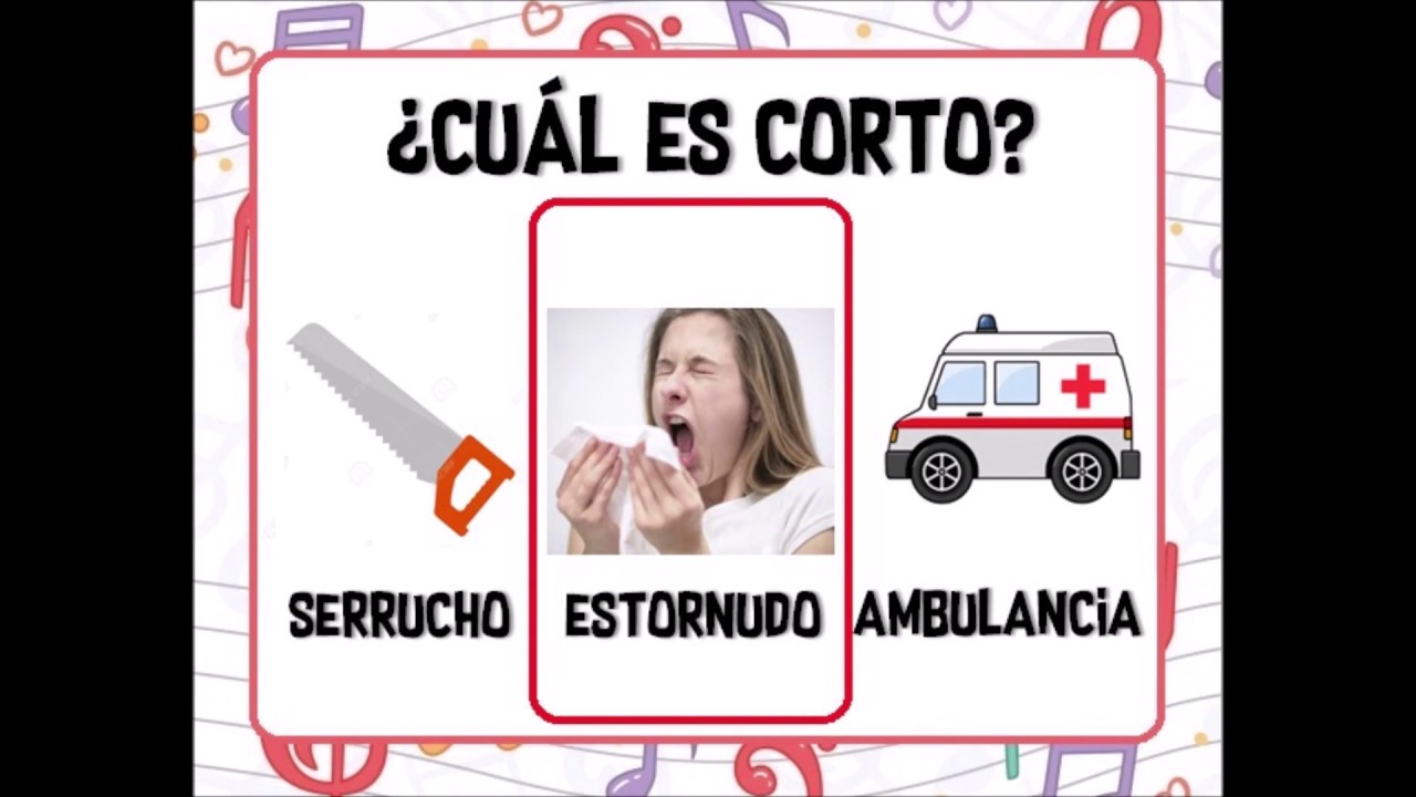 Sonidos largos y cortos ¿Jugamos a adivinar?