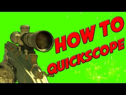 Tutorial on quick-scoping | Quick Scoping For Noobs