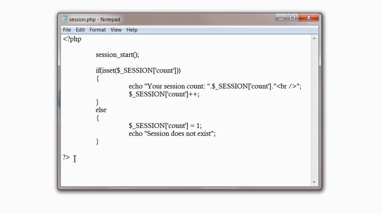 Store Page View Count In Session Variable: PHP