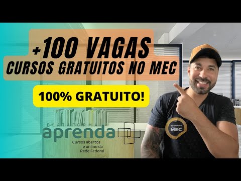 CURSOS 100% GRATUITOS ONLINE PELO MEC! | com certificado gratuito! | Rodrigo Ferreira