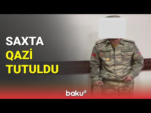 Bakıda “qazi” saxlanıldı - VİDEO - Oxu.az