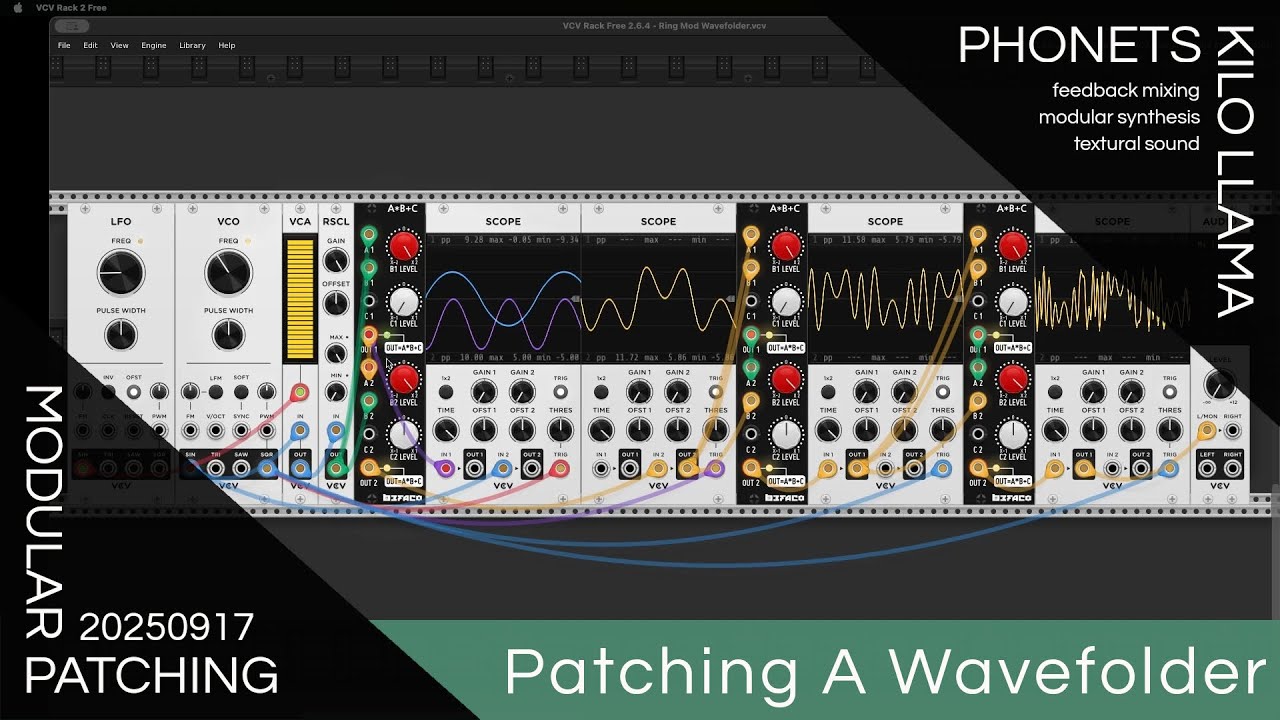 Patching a Wave Folder From Ring Modulators