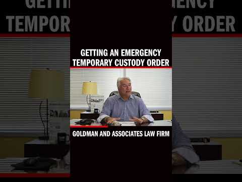 Getting an Emergency Temporary Custody Order