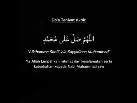 Bacaan Tahiyat Akhir #shalat