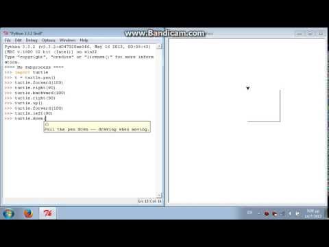 How to use turtle in Python