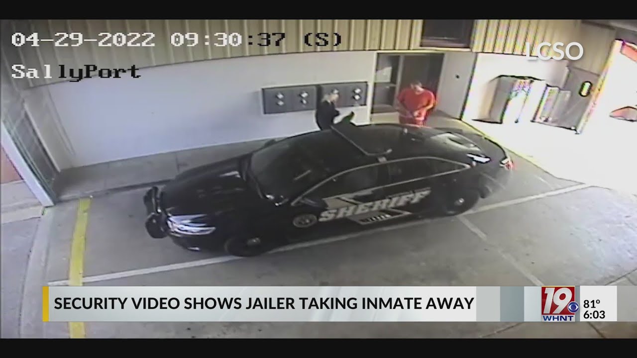 Security Footage Shows Escaped Inmate, Jailer