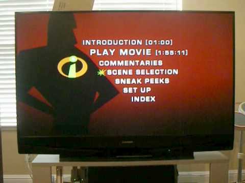 Playing a DVD disc