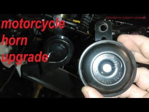 Motorcycle Horn Upgrade Video - How To
