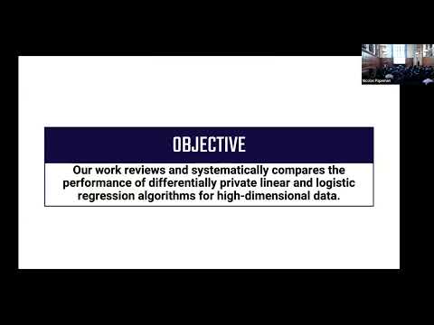 SaTML 2024 - Amol Khanna - SoK: Model Linier Privat Diferensial untuk Data Berdimensi Tinggi