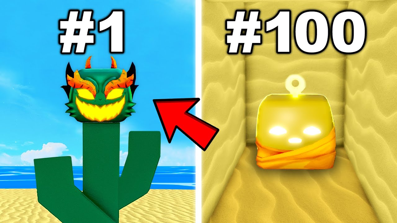 I Hid 100 Blox Fruits Around The Map