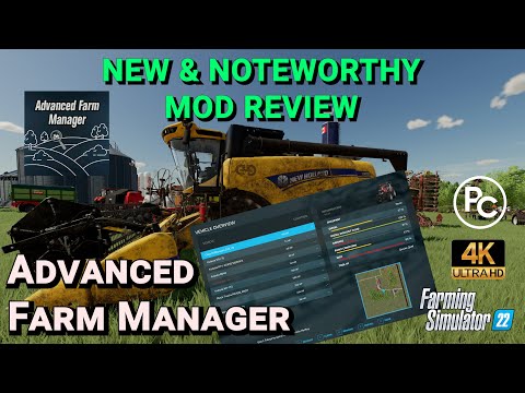 Advanced Farm Manager | Mod Review | Farming Simulator 22