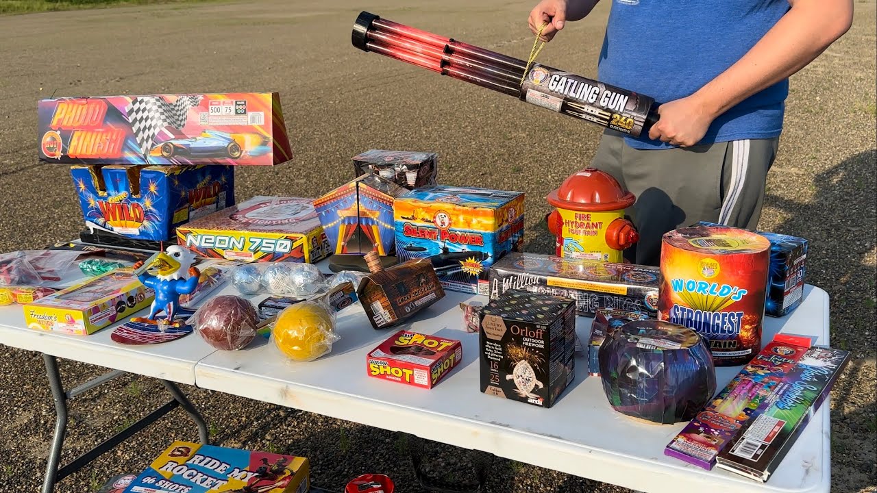 TESTING EXTREMELY STRANGE FIREWORKS…