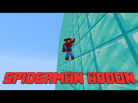 Spiderman Addon || Mcpe/Bedrock Edition 1.21+