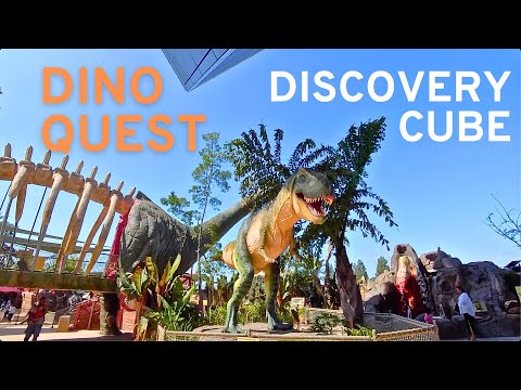 🦖 New DinoQuest at Discovery Cube OC - Children's Museum Dinosaur Exhibits in Santa Ana
