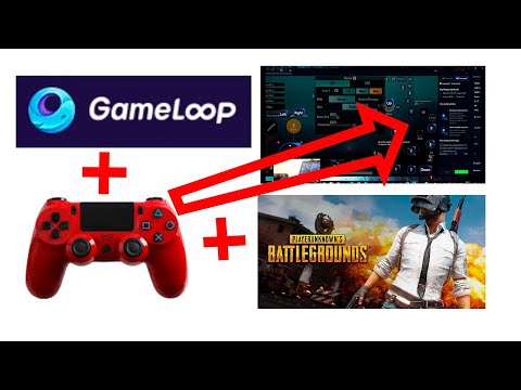 How to play PUBG mobile on pc (Gameloop) with PS4 controller