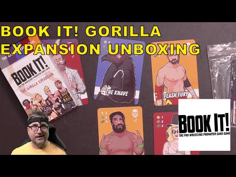 BOOK IT! GORILLA EXPANSION UNBOXING | FOAMHAMMER GAMES | PRO WRESTLING PROMOTER CARD GAME | OG