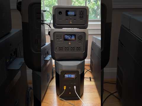 #EcoFlow #Solar Power Station Stack with Glacier Portable Fridge
