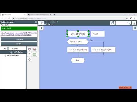 Drakon.Tech tutorial: if statements with a happy path