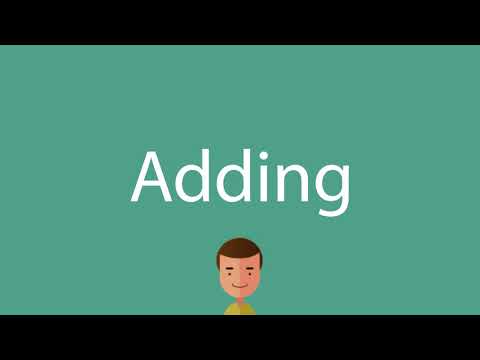 Adding pronunciation