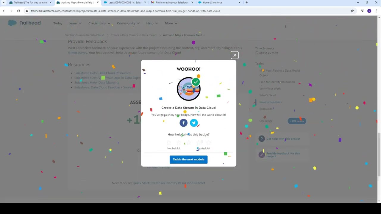Create a Data Stream in Data Cloud - Salesforce Trailhead