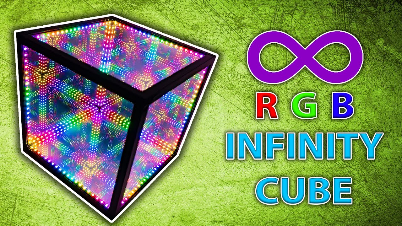 RGB Infinity Tesseract Hypercube DIY !!!