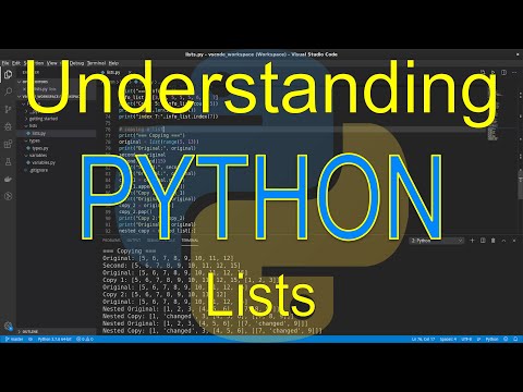 Understanding Python: Lists