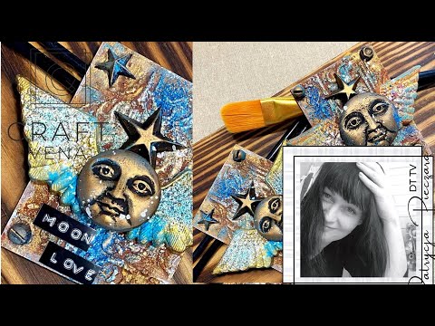 KURS | Mixed Media FREE FORM ATC krok po kroku | CRAFTVENA DT TV Pati