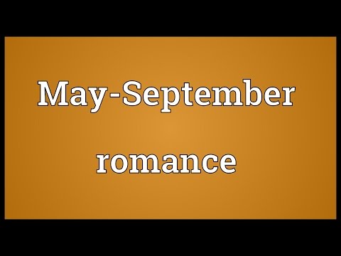 May-September romance Meaning