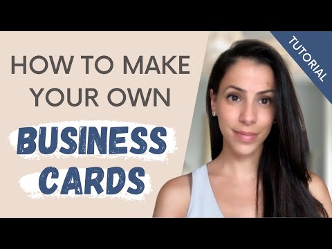 How To Make Business Cards For Free