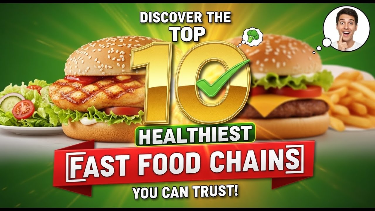 Top 10 Healthiest Fast Food Chains You Can Trust!