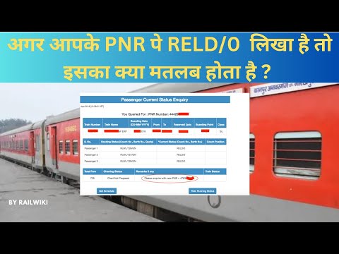 What is released PNR in Railway ? RELD PNR in Railway ?