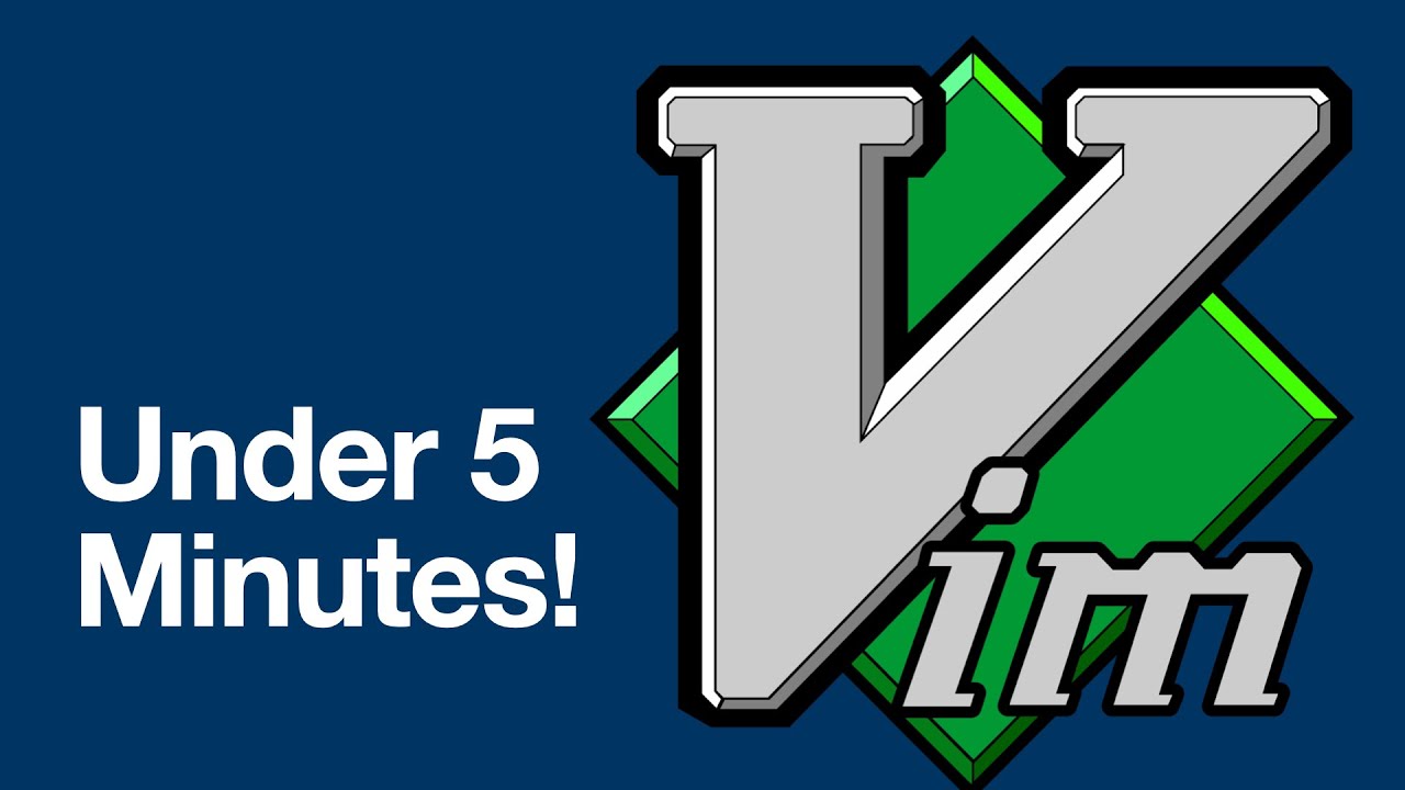 Vim #1 - text editor basics (under 5 minutes)