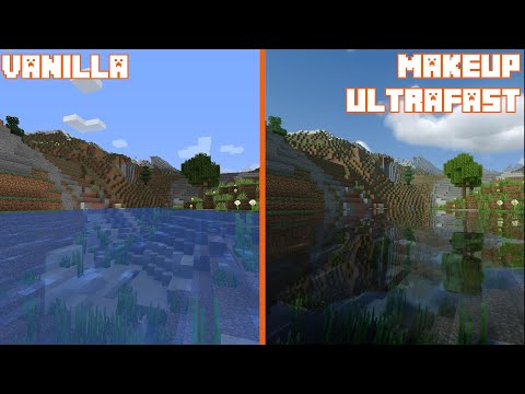 Vanilla vs Makeup Ultrafast | Shader Comparison